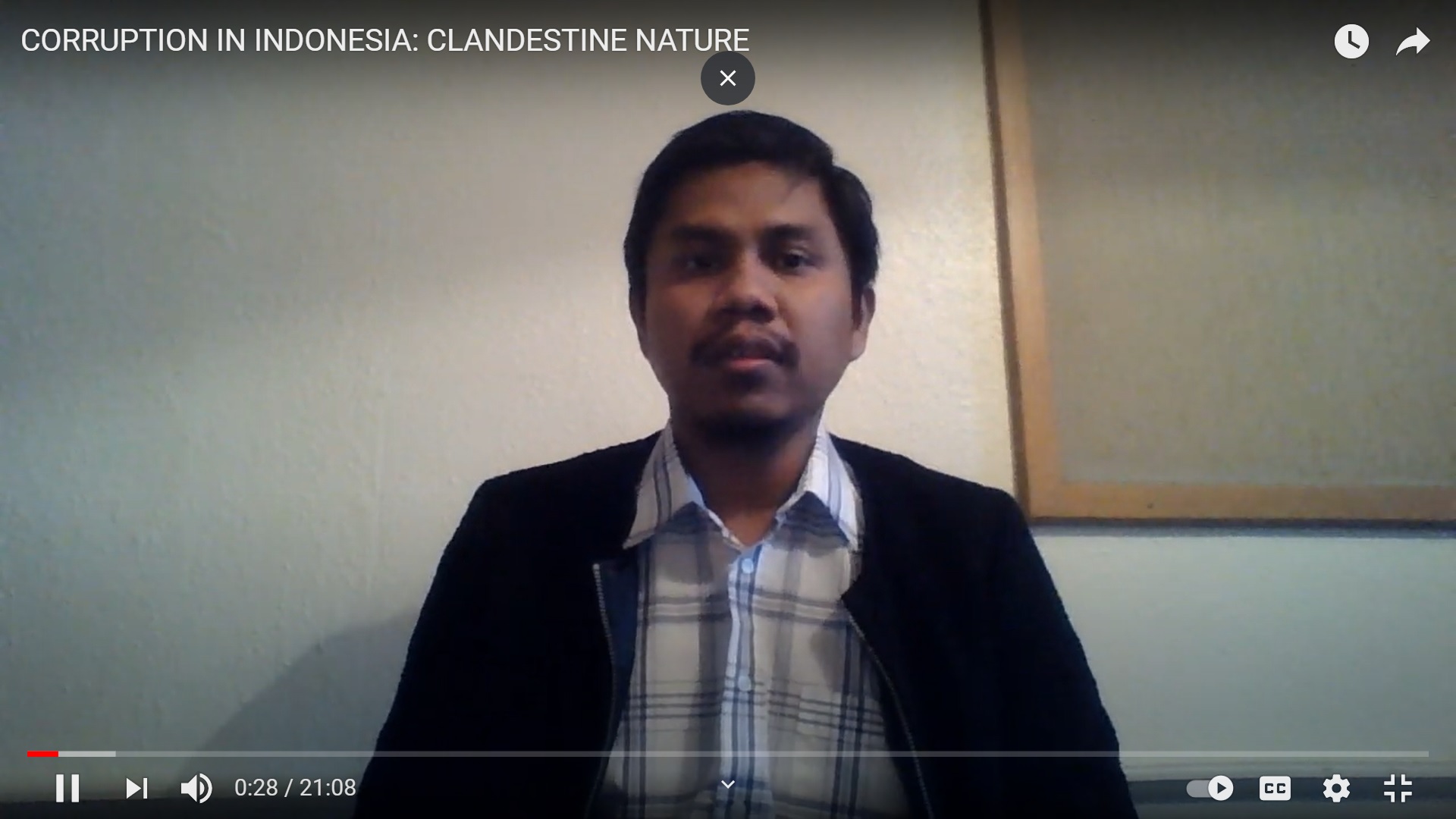 CORRUPTION IN INDONESIA: CLANDESTINE NATURE – BINUS S2 Accounting