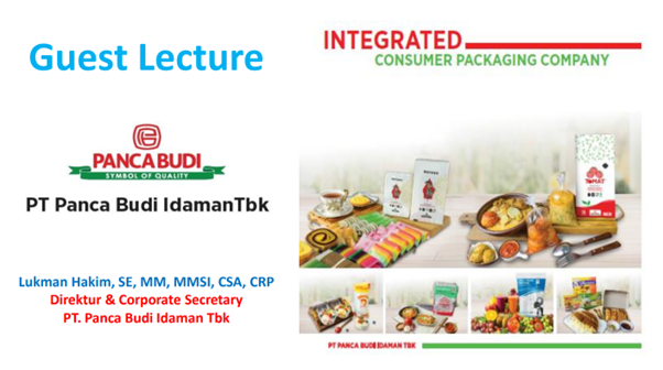 Kerjasama dengan PT. Panca Budi Idaman, TBK: Everybody is Risk Manager ...